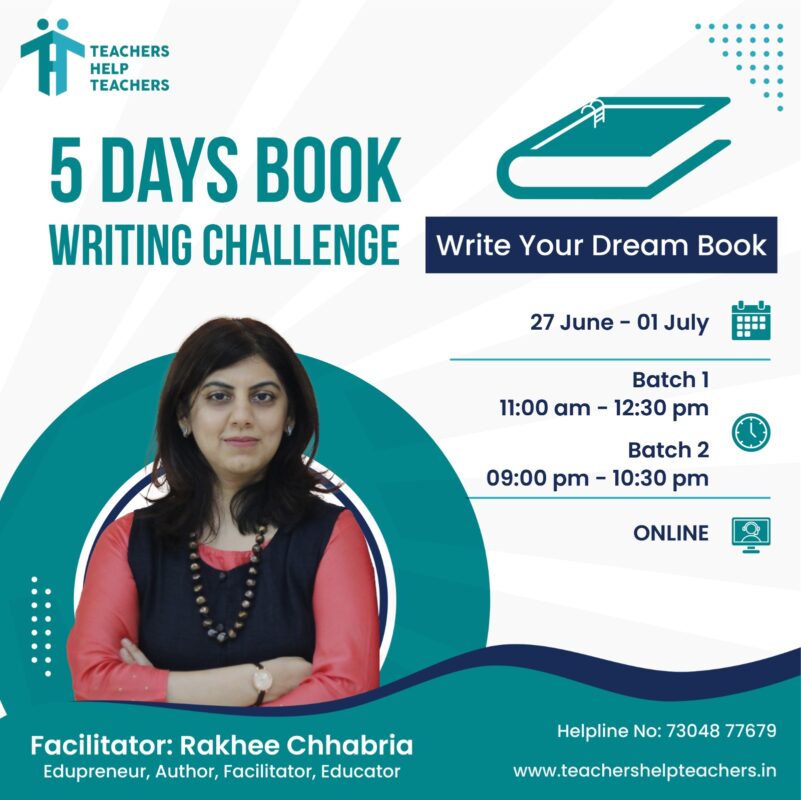 5 Day Book Writing Challenge - TeachersHelpTeachers